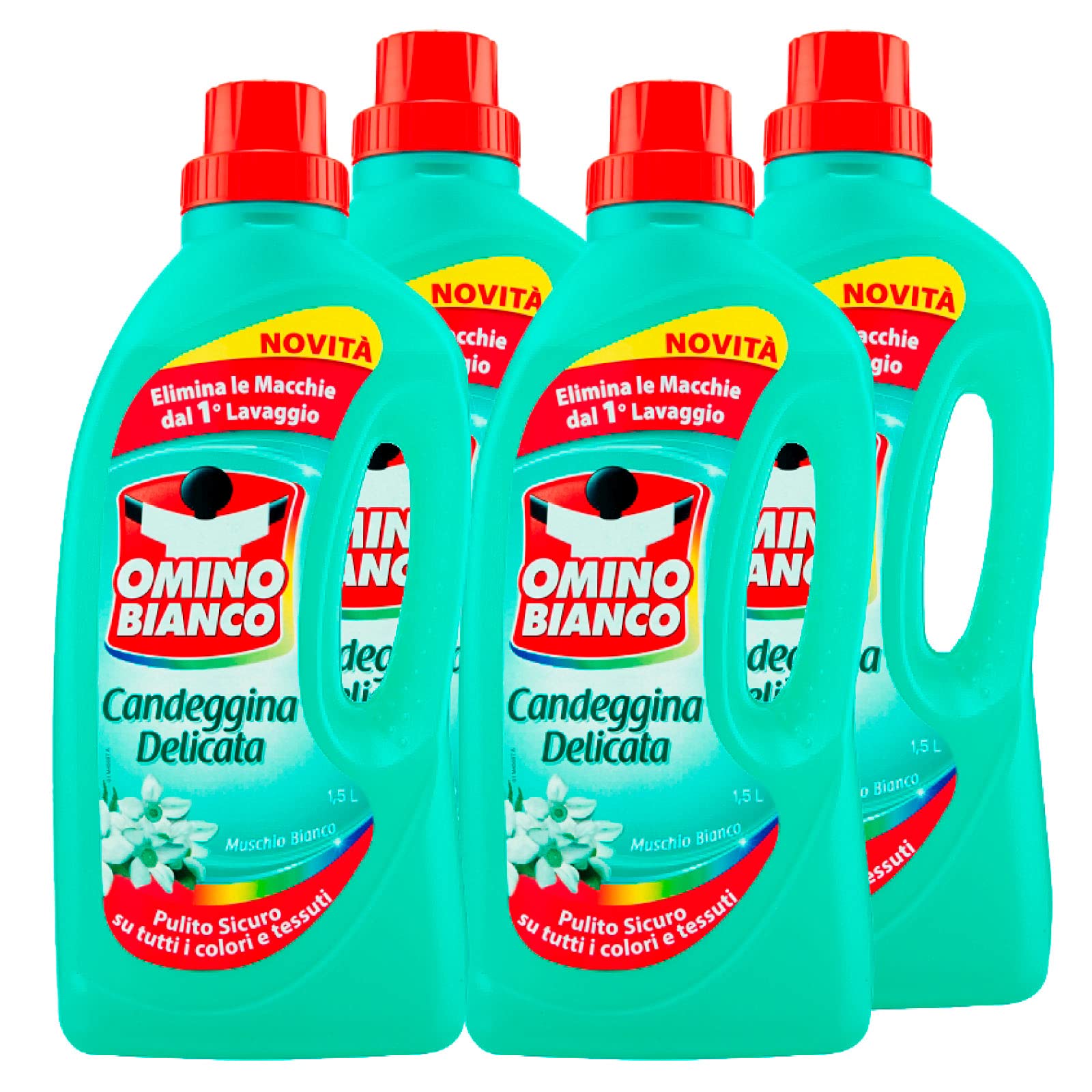 Omino Bianco - Candeggina Delicata, Tecnologia Anti Odor, Azione Igien ...